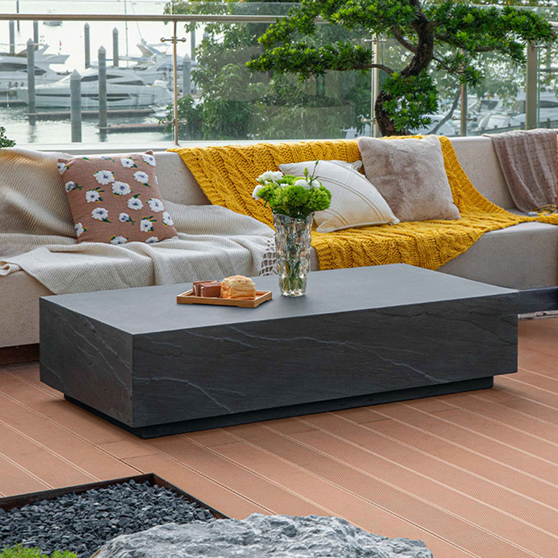 Envelor Concrete Coffee Table Wayfair